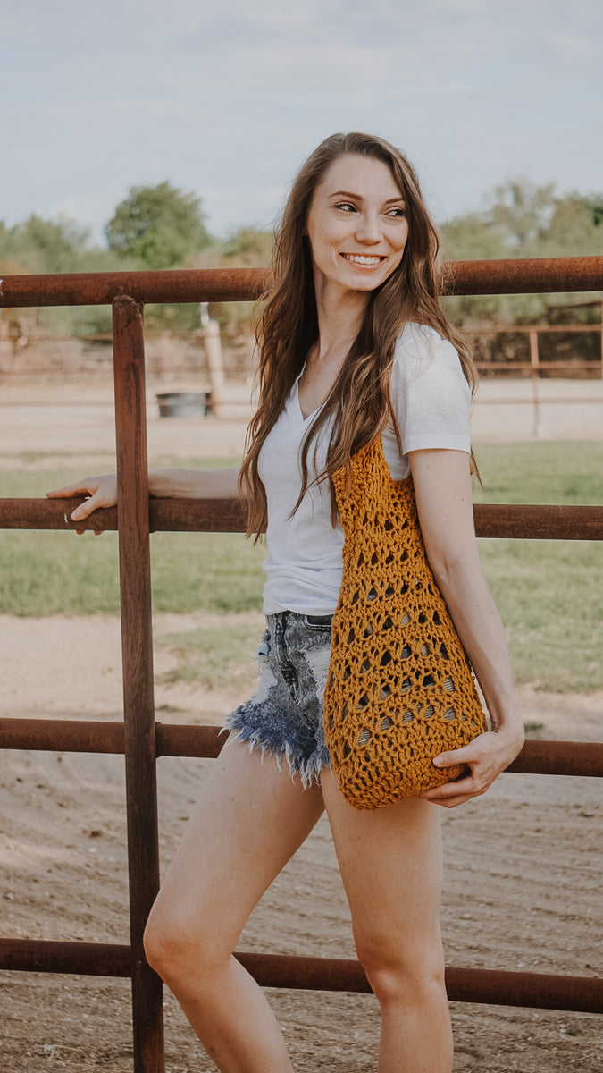 Crochet Boho Market Tote// Free Market Bag Pattern – OphireCo