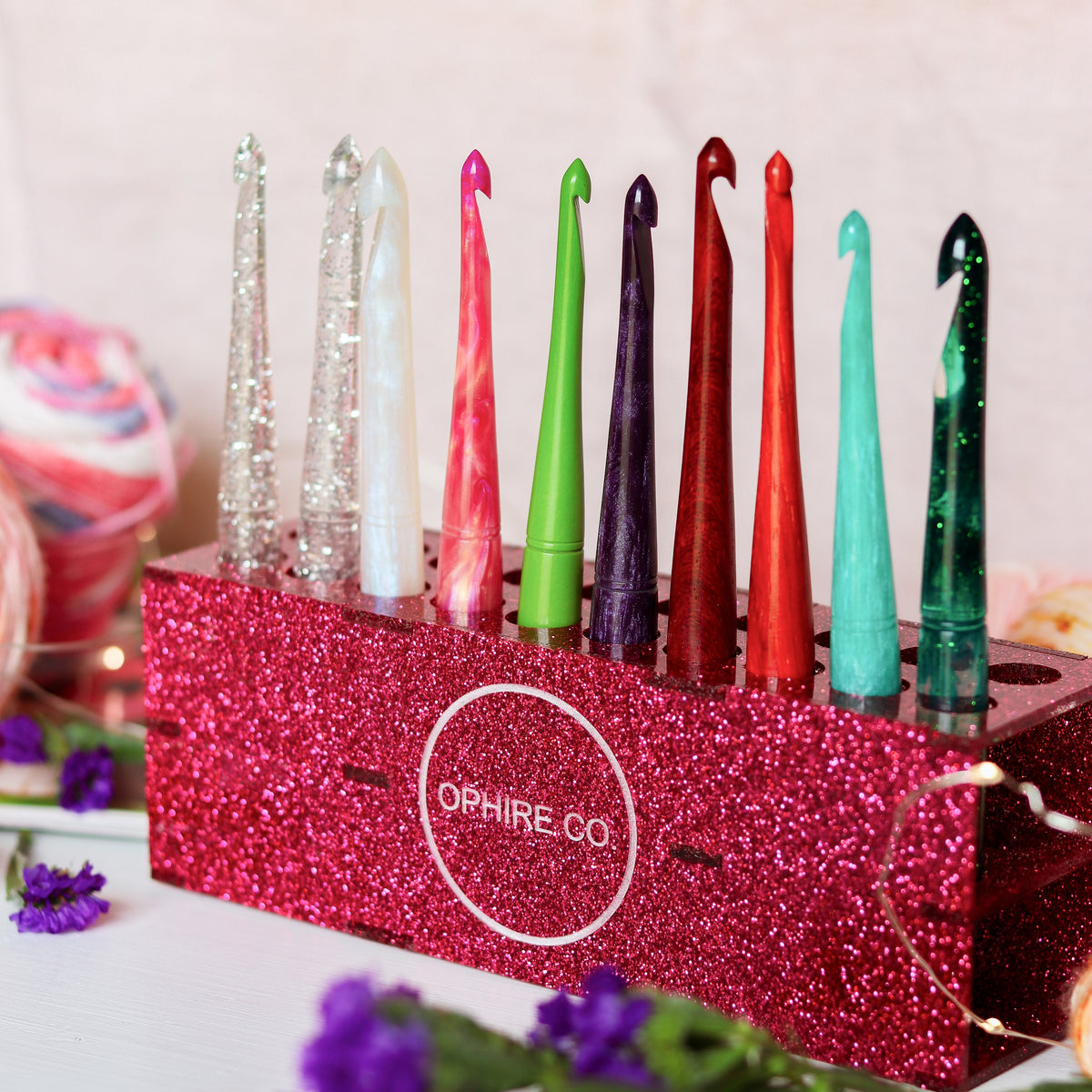 Glitter Crochet Hook Stand – OphireCo